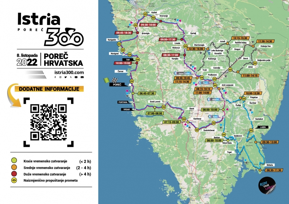 Istria300 u subotu s 1500 biciklista na istarskim prometnicama ...
